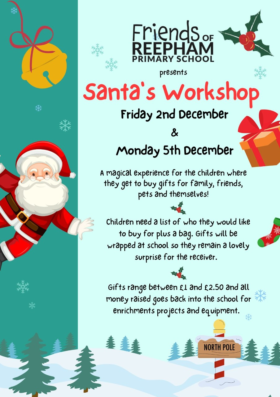 Reepham Primary School | Synergy Multi-Academy Trust - Santa’s Workshop